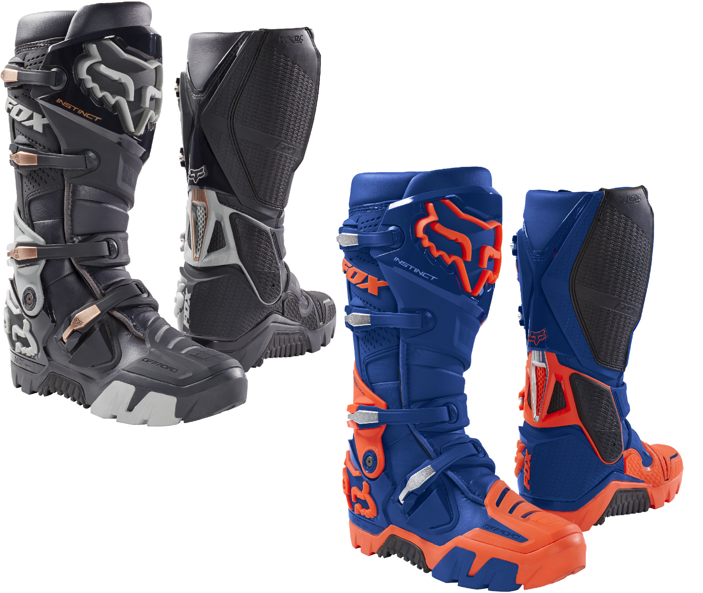 Automotive 2018 Fox Racing Instinct Offroad Boots-Blue-12 Motorcycle & ATV
