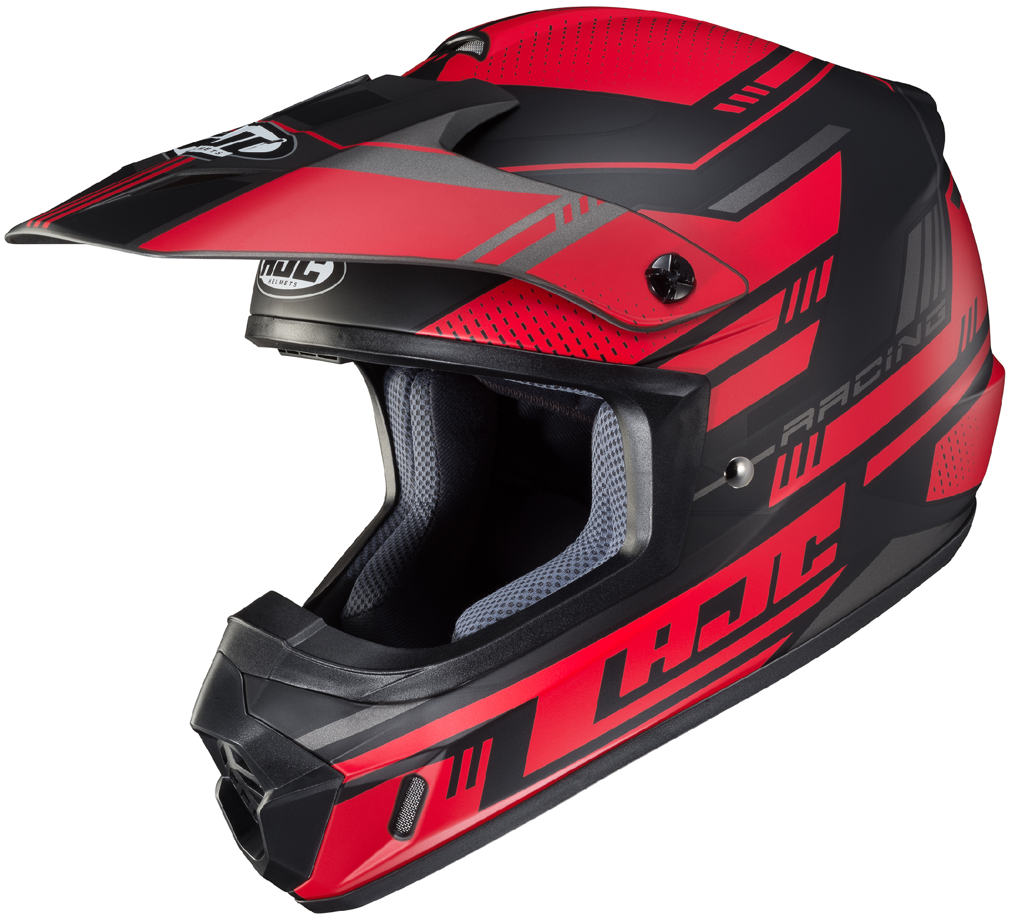 HJC Red CS-MX 2 Trax Dirt Bike Offroad Helmet | eBay