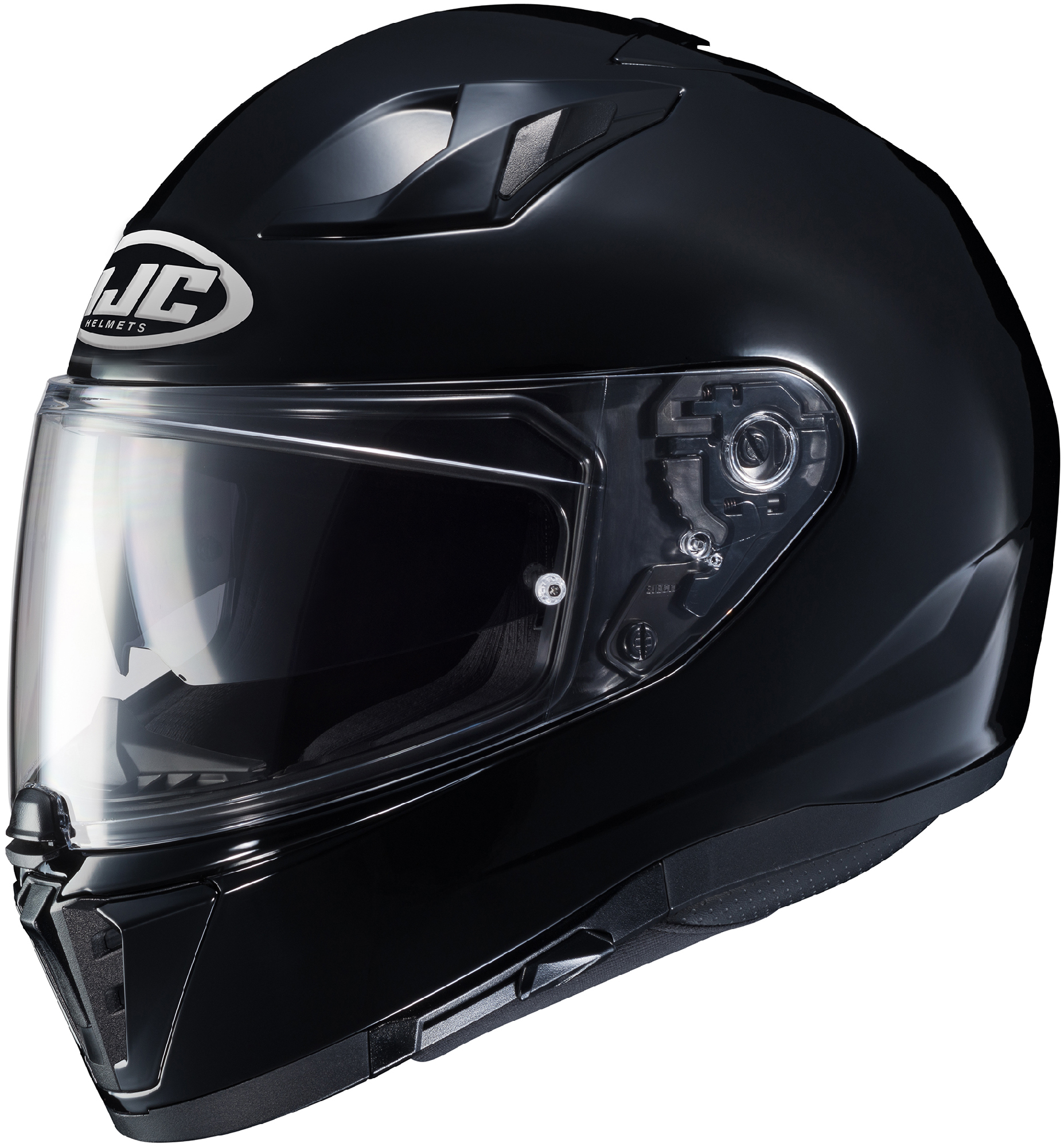 HJC Black i70 Full Face Motorcycle Helmet | eBay