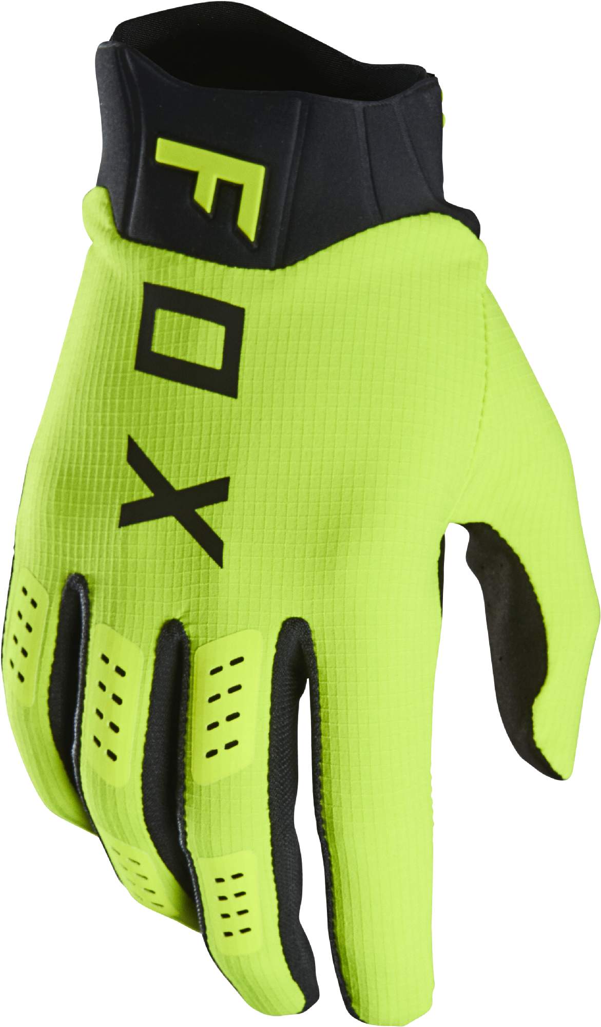 Fox Racing Mens Fluorescent Yellow Flexair Dirt Bike Gloves 2022 MX ATV ...
