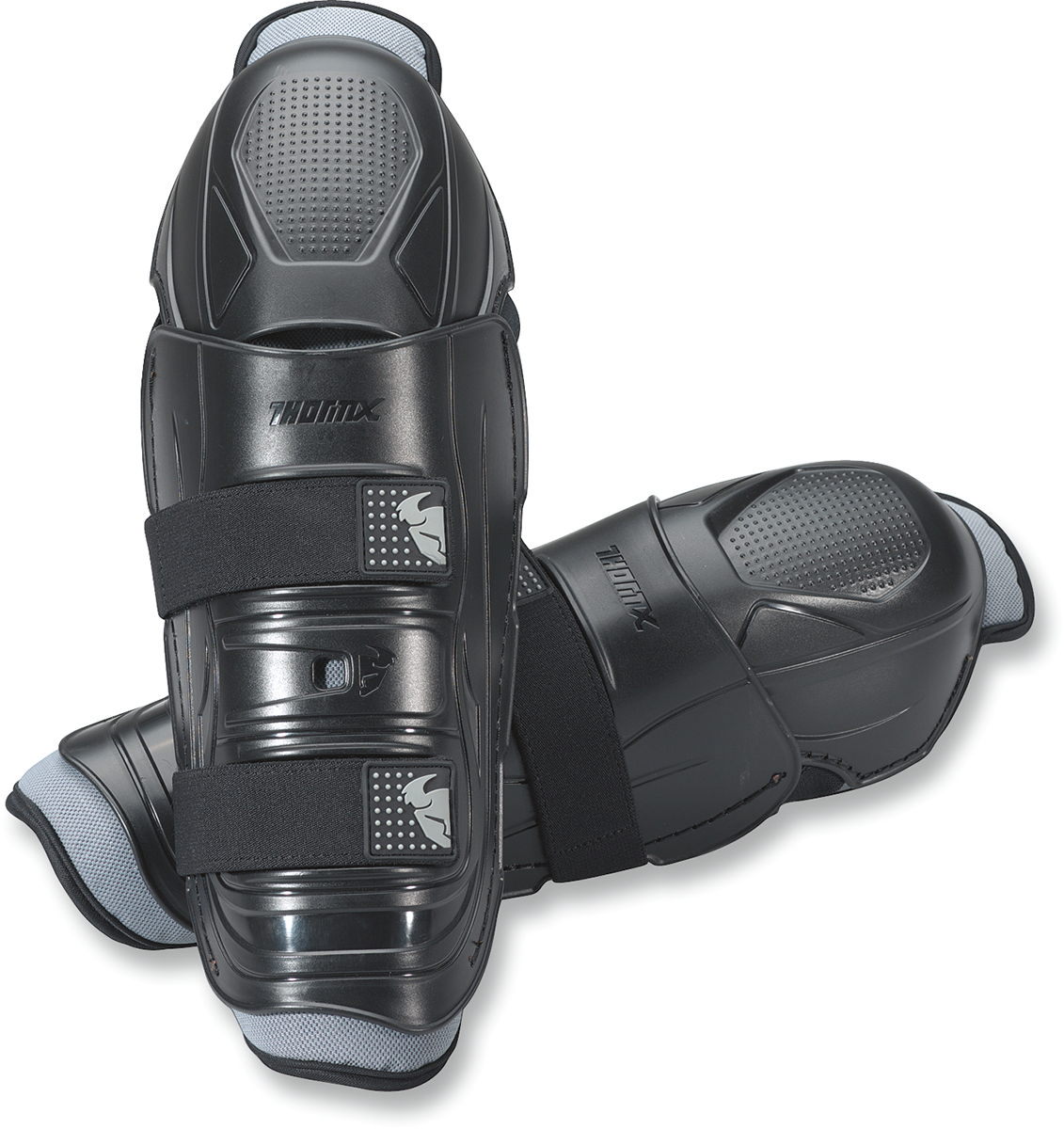 Thor Mens & Youth Black Quadrant Dirt Bike Knee Guard MX ATV 2019 | eBay