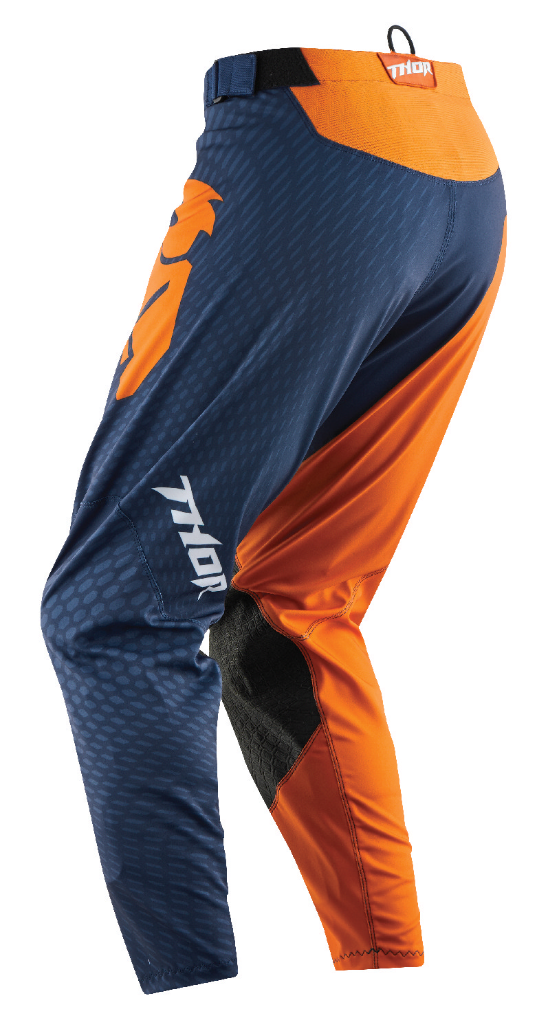 Thor Navy Blue/Orange Prime Slash Dirt Bike Mens Pants MX ATV Gear 2015 ...